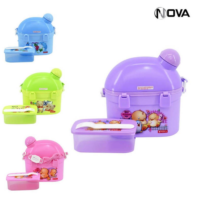 Gourde et lunch box - boite à gouter - enfant