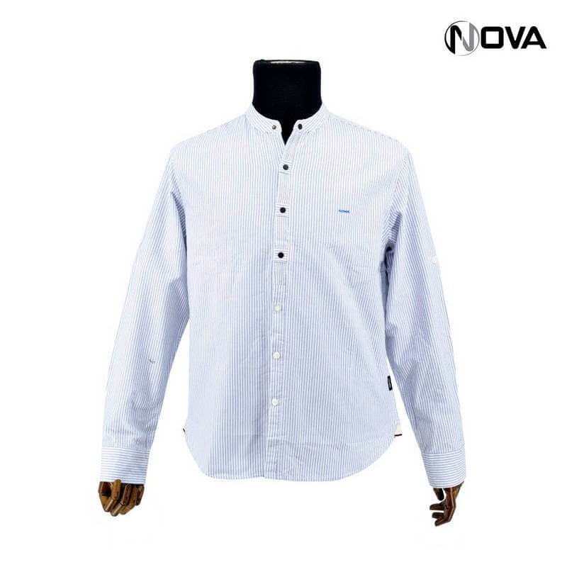 La Meilleure Collection de Chemises Homme Col Mao Manches Longues
