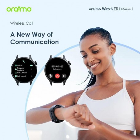 Oraimo Watch ER OSW42 - Montre Intelligente - Appels Bluetooth