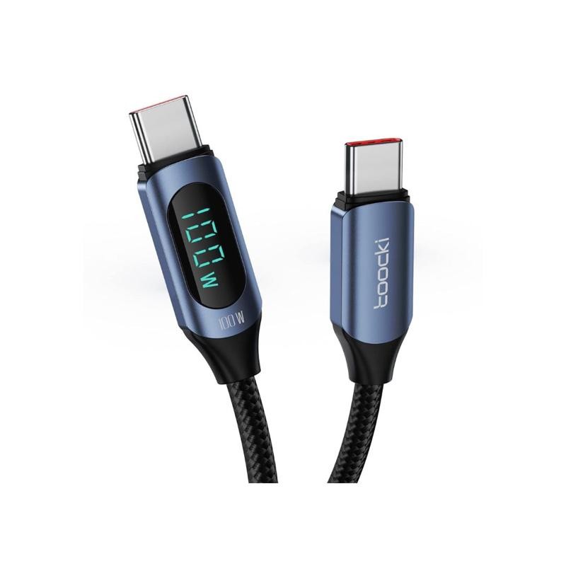 Câble USB C de Charge Rapide 100W avec Écran LED - Charge Ultra Rapide