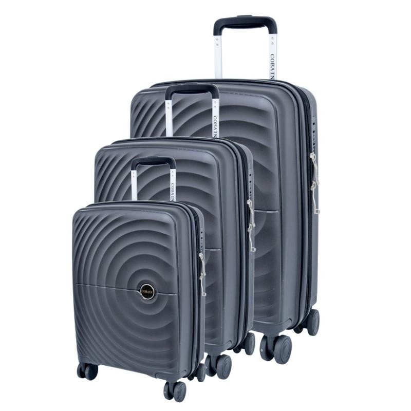 Set de valises noires – Design élégant et sécurité