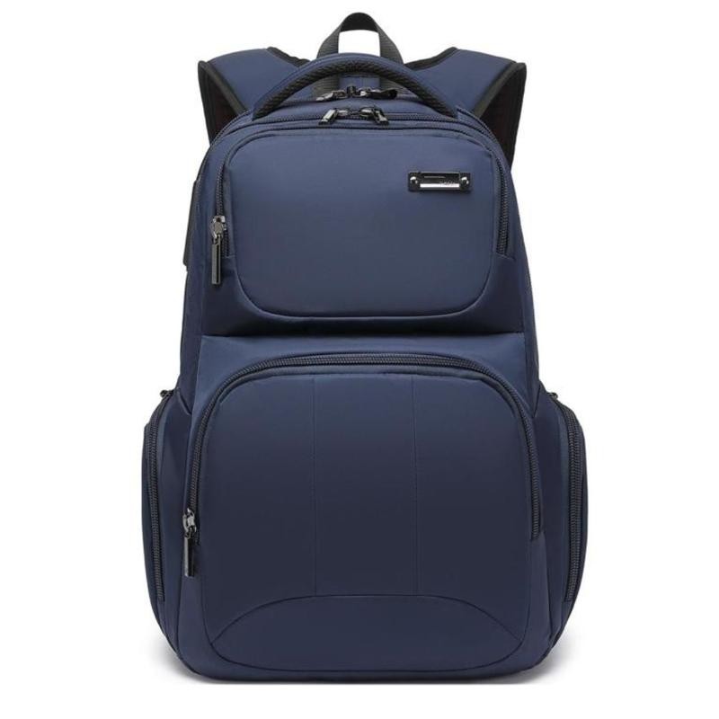 Sac à dos Tiroll 3407 - 18 pouces - Bleu foncé fonctionnel et élégant