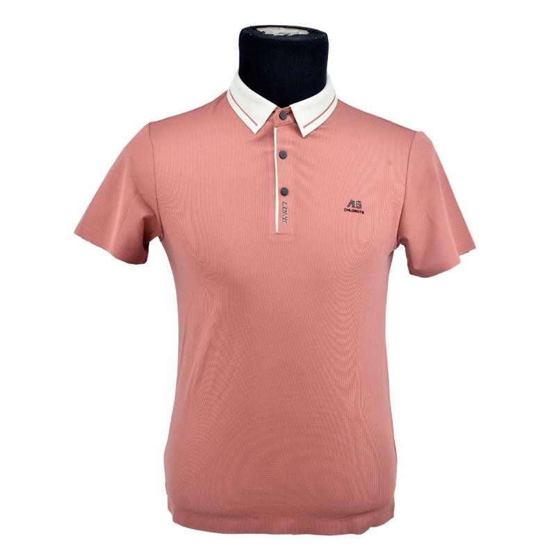 Polo homme moderne avec col contrasté
