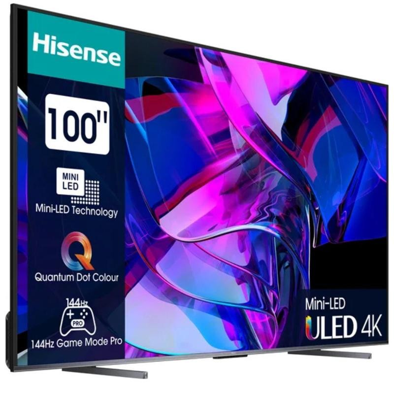 TV Hisense 100 pouces - ULED QUANTUM DOT 4K SMART VIDAA - 100U7K