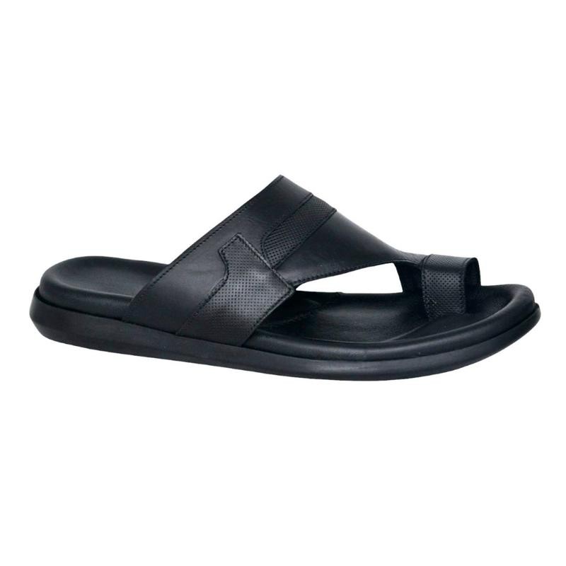 Sandale noire homme avec support orteil – Maintien et confort à Dakar