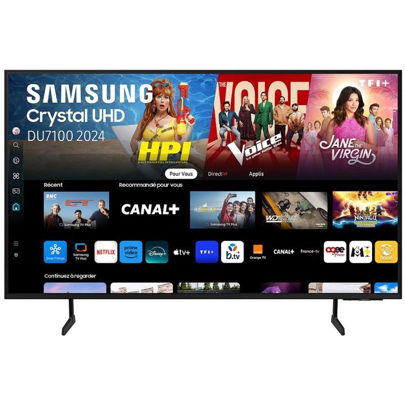 Samsung 75" Crystal UHD 4K Smart TV à Dakar – Modèle DU7100U Android