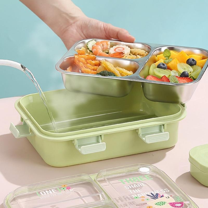 Boîte à Lunch Inox 3 Compartiments – Vente à Dakar Sénégal