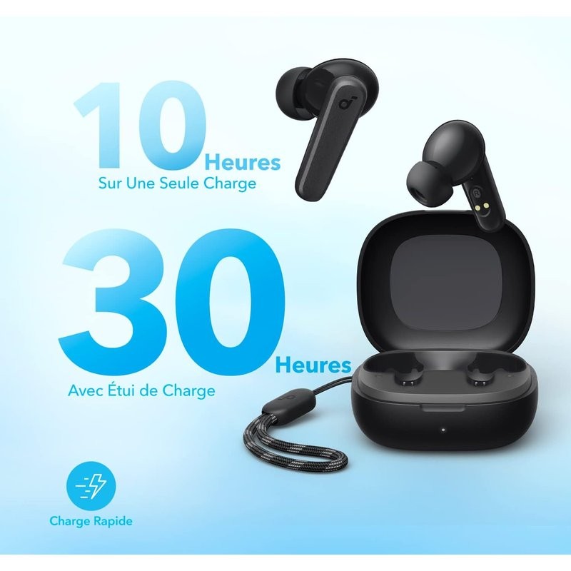 Écouteurs Anker Soundcore R50i TWS – Big Bass, Bluetooth 5.3, 30h ...